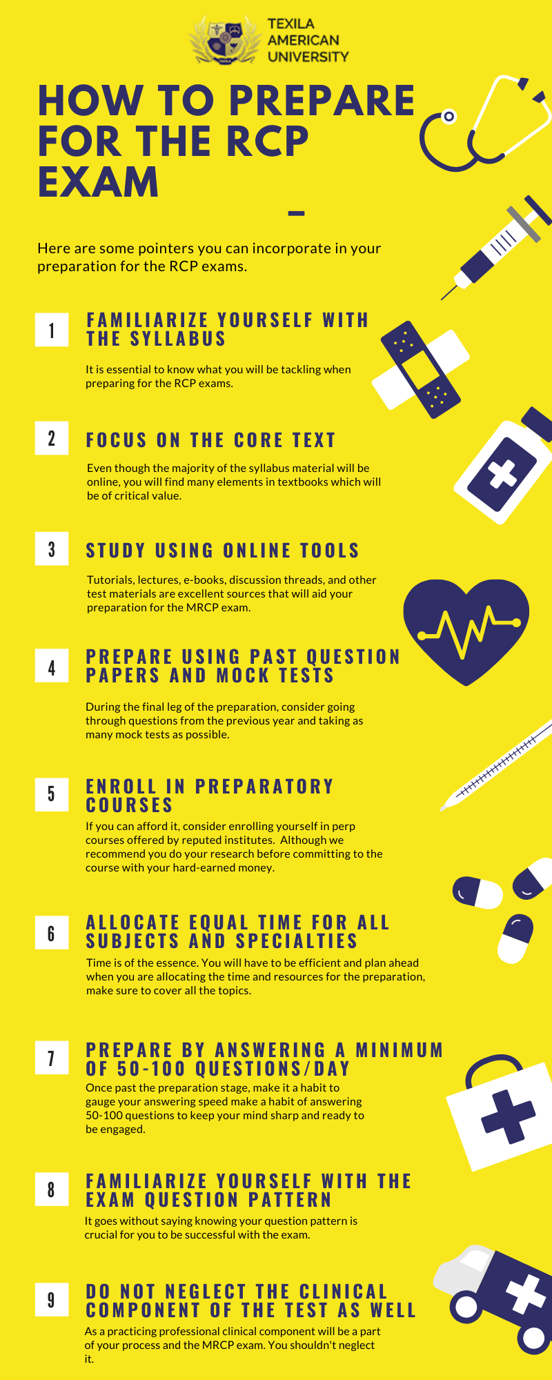 How to Prepare for RCP Exam [MRCP-UK Part 1 & 2]
